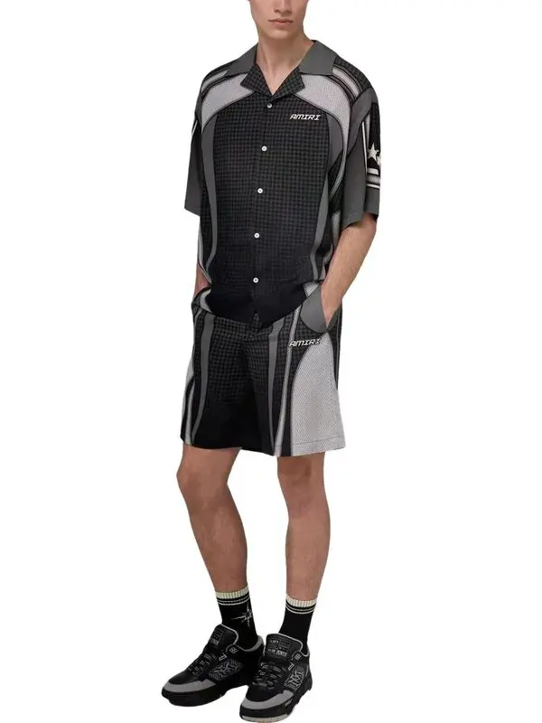 Amiri Sport Panel Shorts - Black