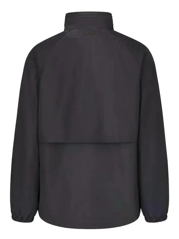 Saint Laurent Raglan-sleeve Hooded Windbreaker - Black