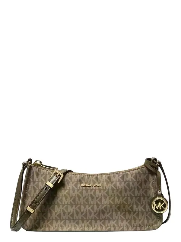 Michael Kors Zadie Small East West Zip Around Crossbody - Black