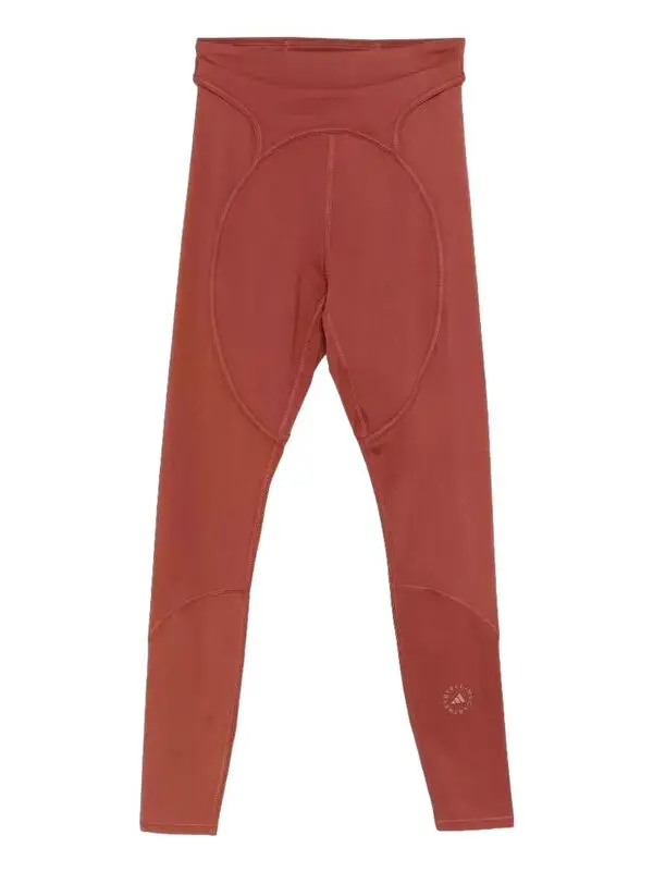 Adidas X Stella Mccartney Logo-detail Leggings - Red
