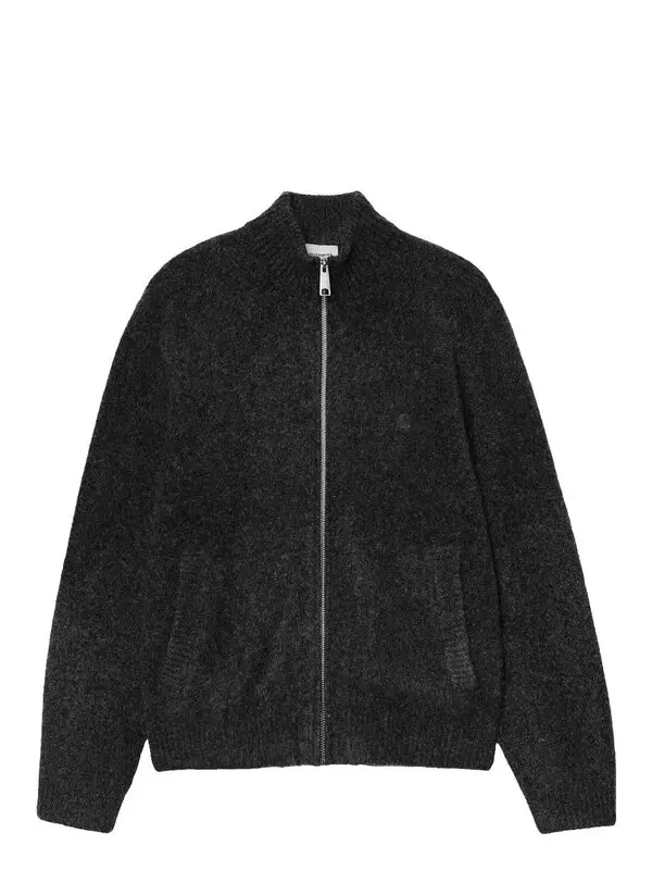 Carhartt Work In Progress Curtis Sweater Jacket - Grey