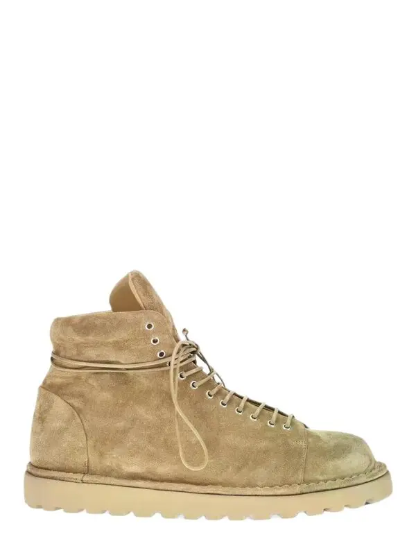 Marsèll Suede Lace-up Ankle Boots - Neutrals
