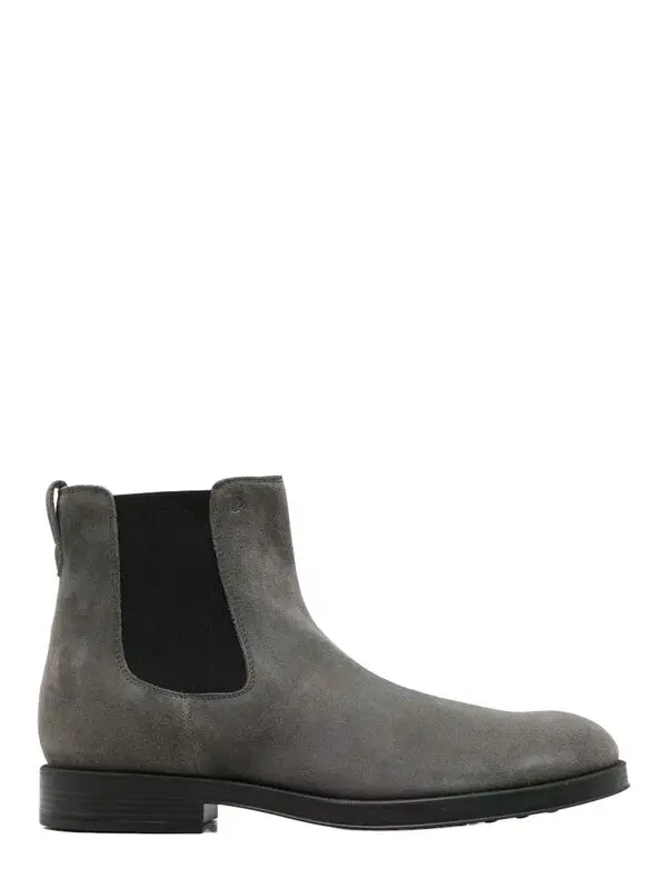 TOD'S Suede Chelsea Boots - Grey