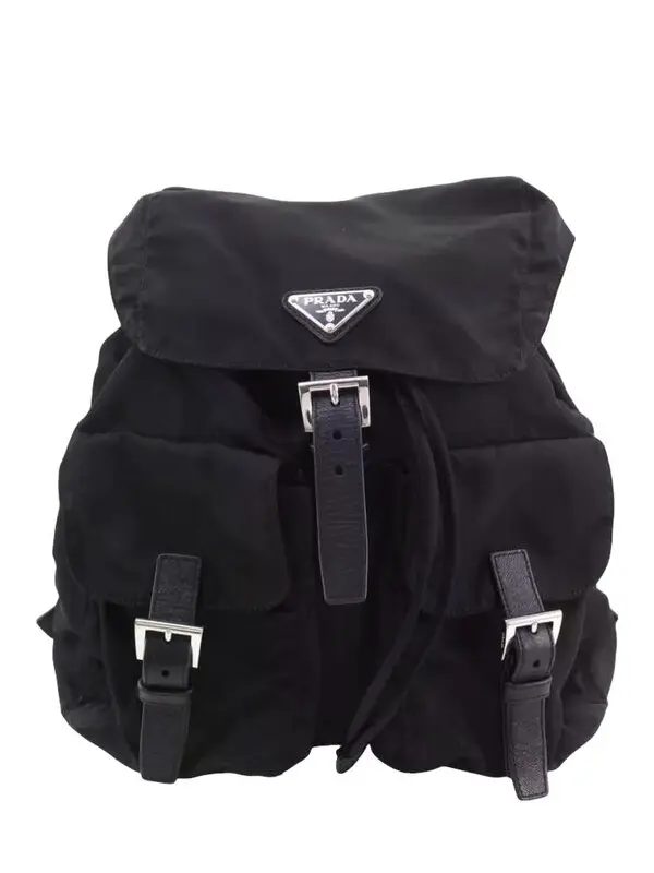 Prada Nylon Tessuto Backpack - Black