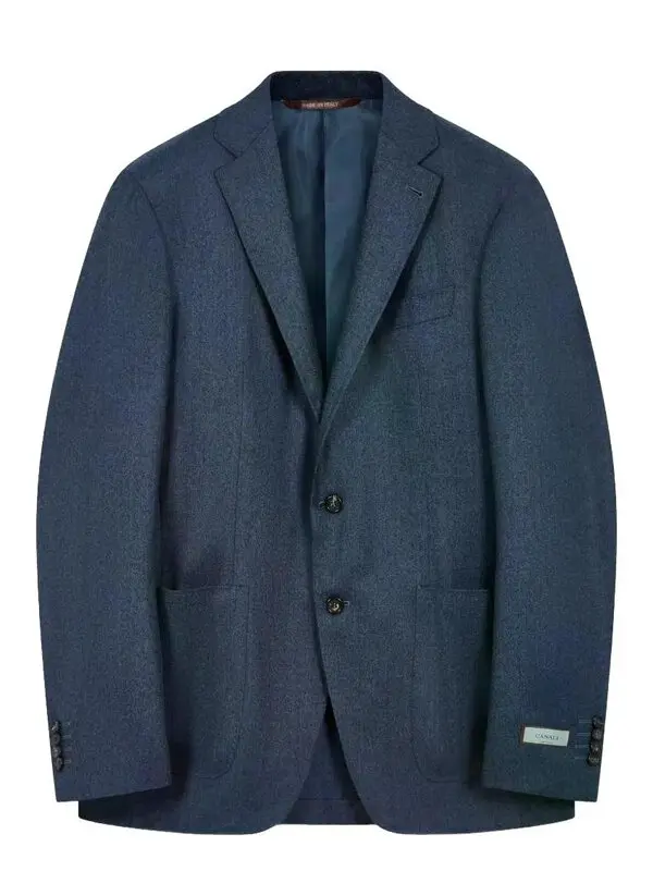 Canali Single-breasted Blazer - Blue