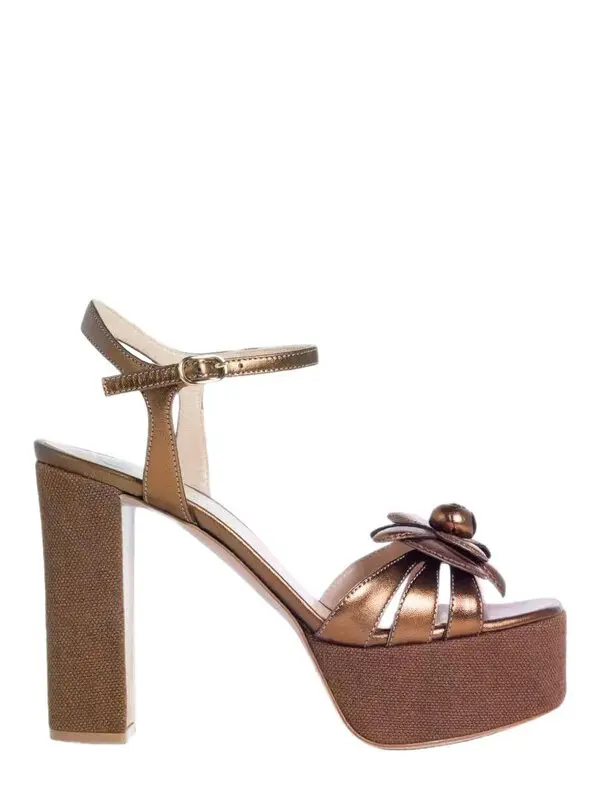 Roberto Festa Abeba Platform Sandals - Brown