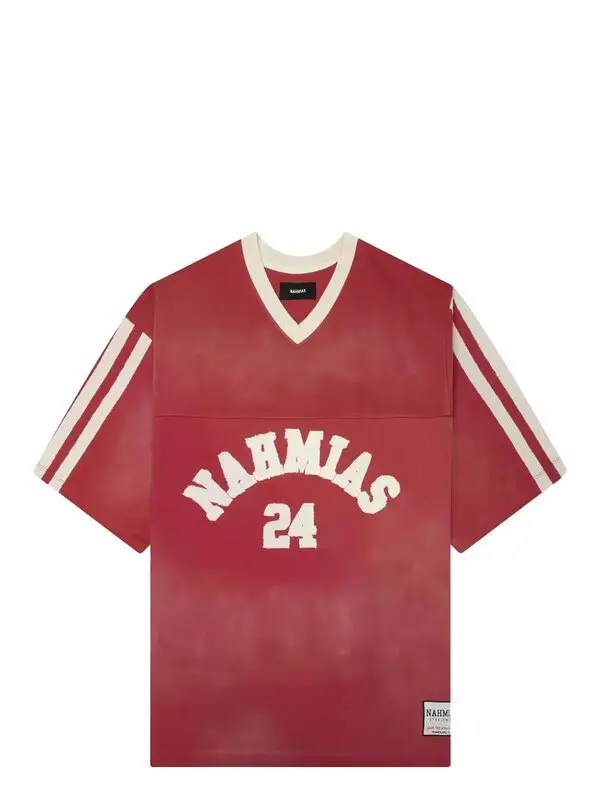 NAHMIAS Campus Jersey T-shirt - Red