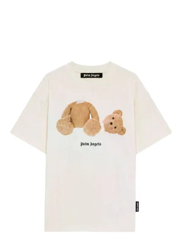 Palm Angels Bear T-shirt - Neutrals