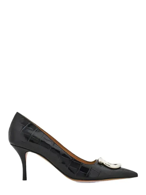 FERRAGAMO Maxi Gancini Pumps - Black