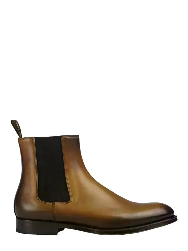DOUCAL'S Leather Chelsea Boots - Brown