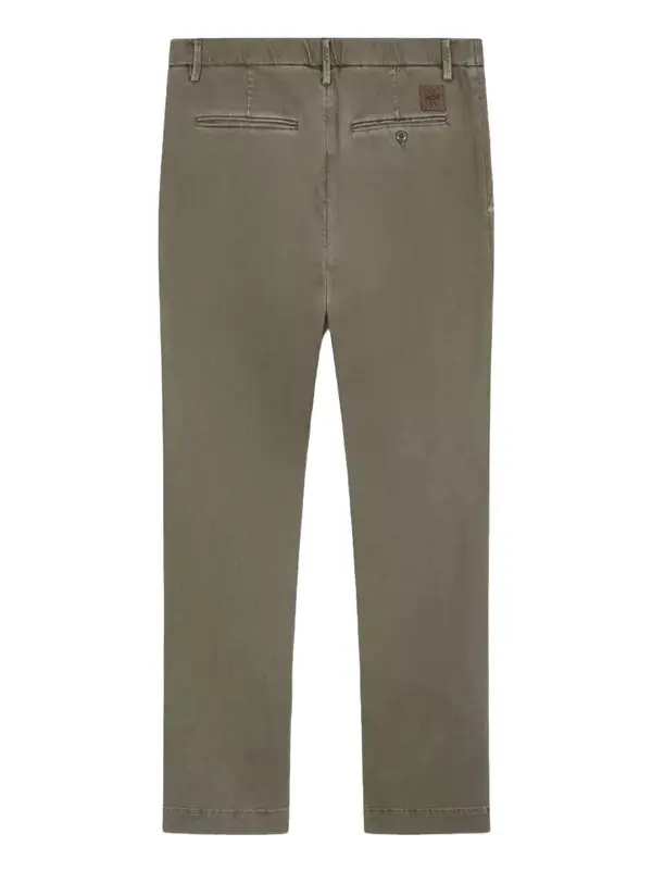 Jacob Cohen Cotton Logo Patch Trousers - Grey