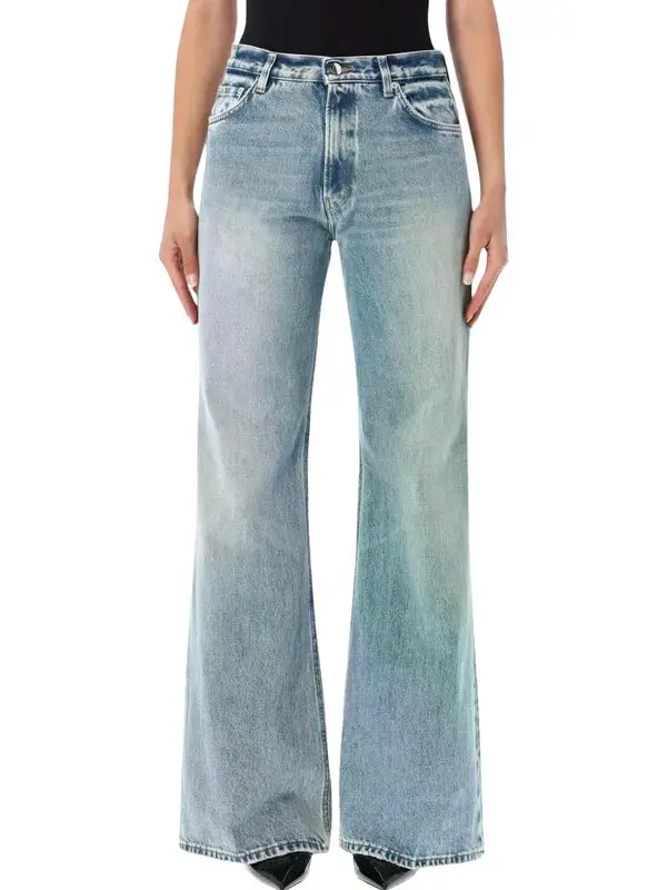 HAIKURE Clara Belt-loop Jeans - Blue