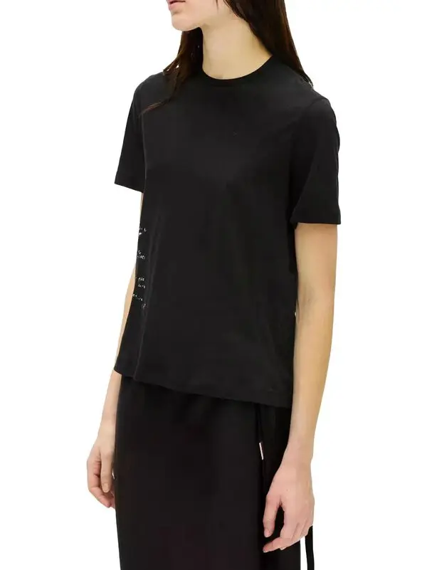 ANN DEMEULEMEESTER Graphic Print T-shirt - Black