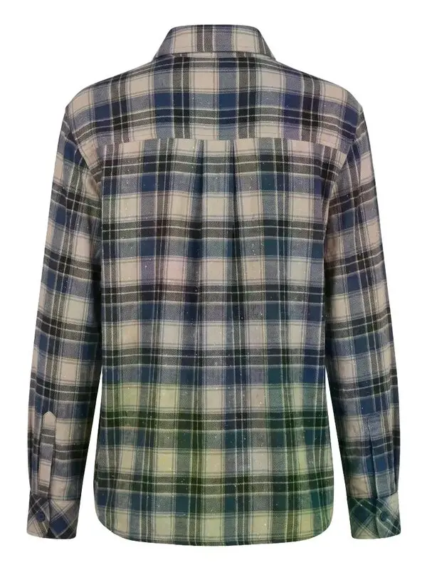 P.a.r.o.s.h Check Print Cotton Shirt - Neutrals
