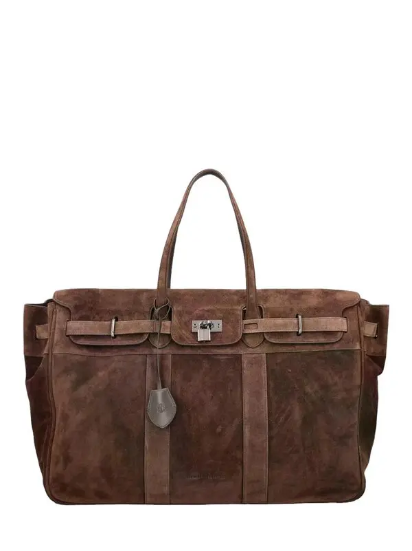 Brunello Cucinelli Explorer Suede Bag - Brown