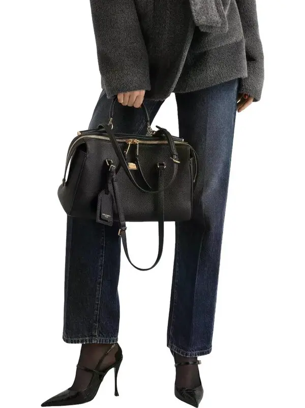 Dolce & Gabbana Grained Calf Leather Bag - Black