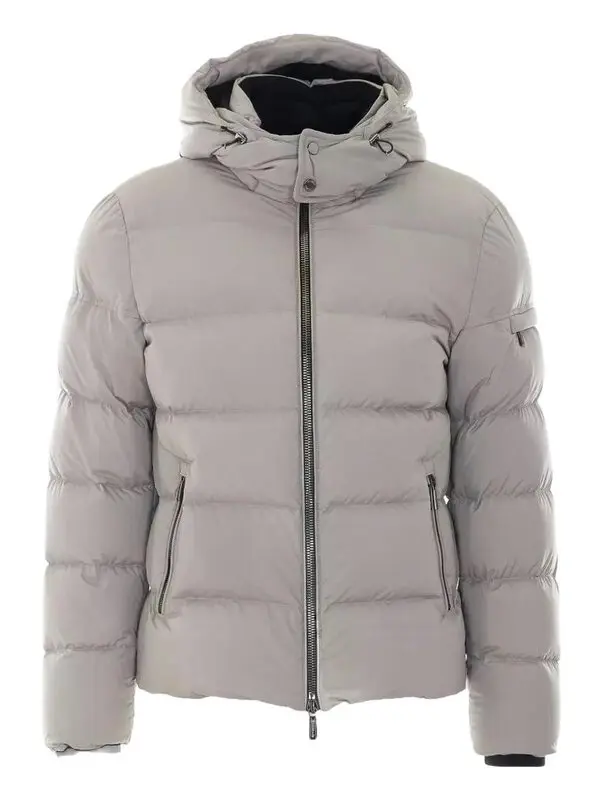 MOORER Brett Hooded Jacket - Grey