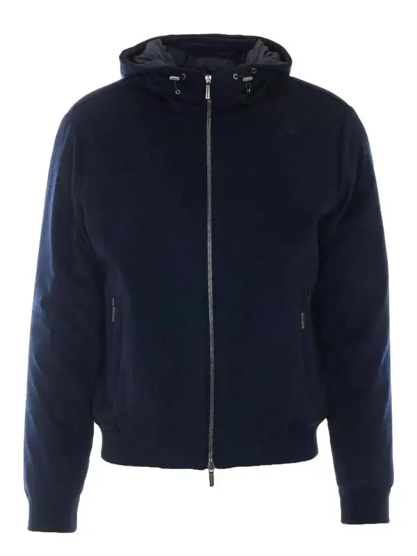 MOORER Oniro Hooded Jacket - Blue