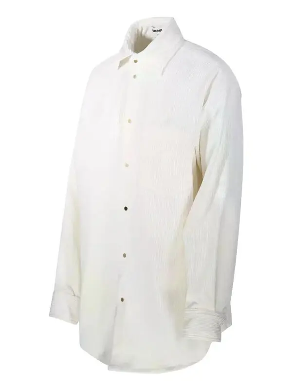 DARKPARK Corduroy Chest Pocket Shirt - Neutrals