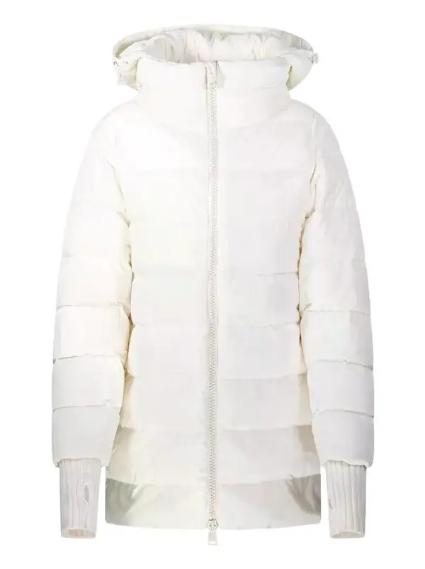 Herno Hooded Quilted Coat - White