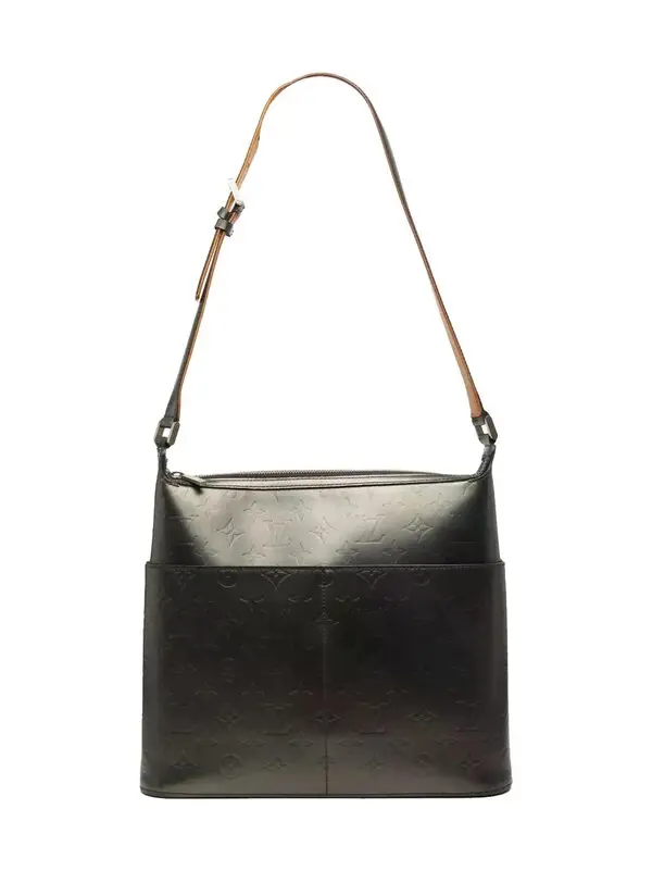 LOUIS VUITTON Monogram Mat Sutter Shoulder Bag - Grey