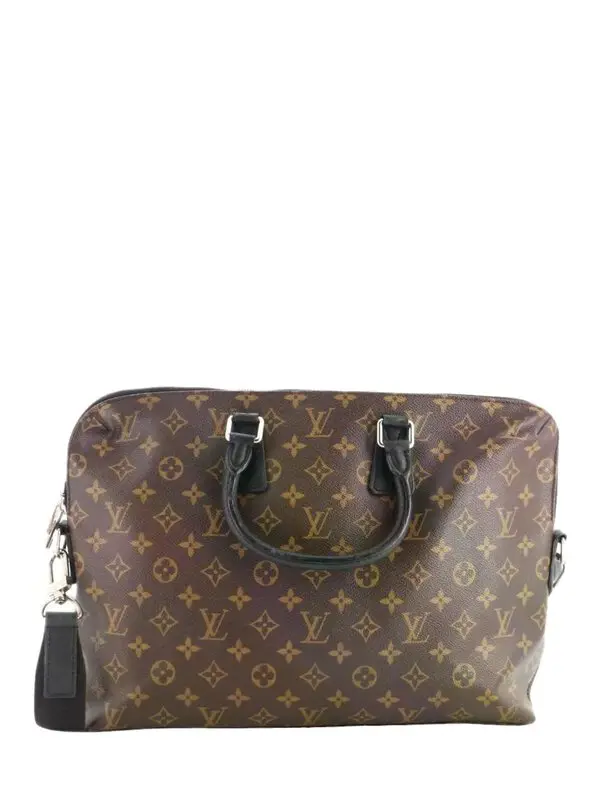 LOUIS VUITTON Monogram Canvas Porte-documents Jour Bag - Brown