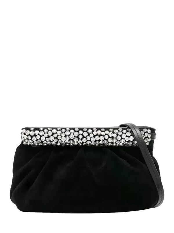 Isabel Marant Étoile Luzes Crystal-embellished Crossbody Bag - Black