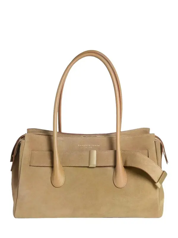 Roberto Festa Emeralda Belted Tote Bag - Neutrals