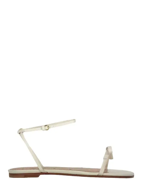 Red Valentino Bow-detail Buckle-fastening Sandals - Neutrals