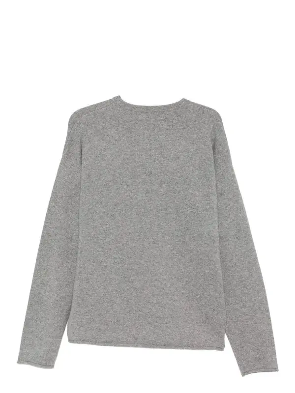 Extreme Cashmere Crew Neck Long Sleeve Sweater - Grey