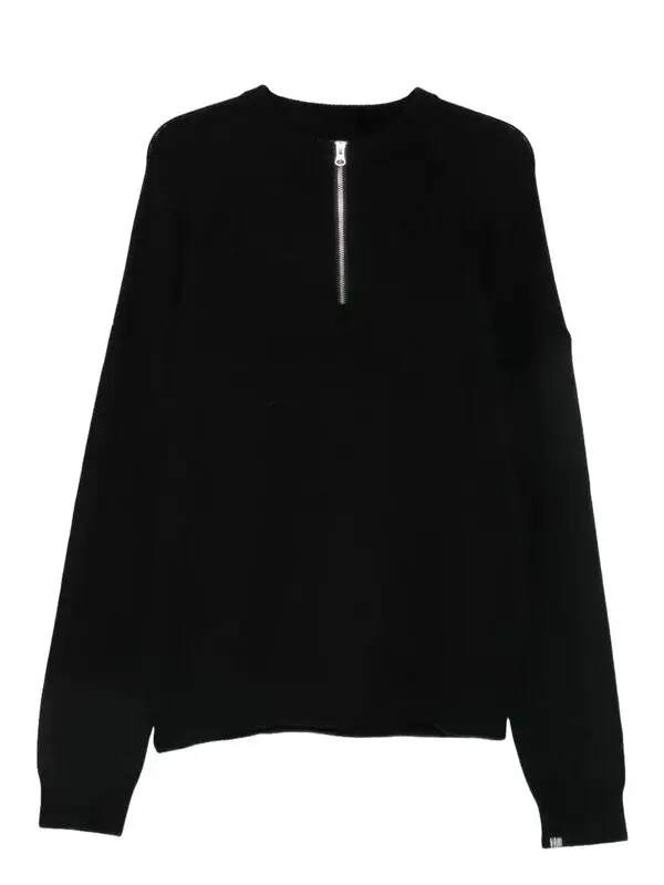 Extreme Cashmere Zip-fastening Sweater - Black