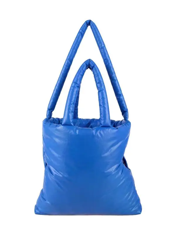 KASSL EDITIONS Padded Tote Bag With Side Cut-out Detail - Blue