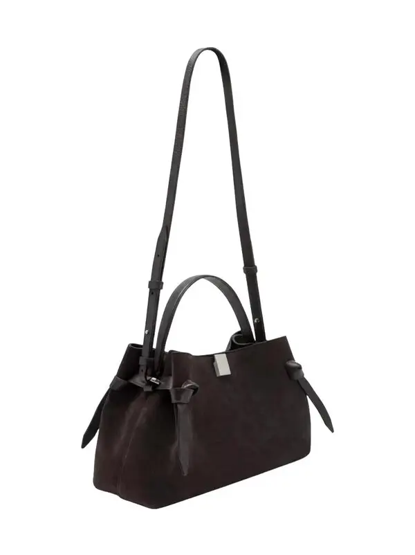 Yuzefi Gyoza Knot-detail Tote Bag - Brown