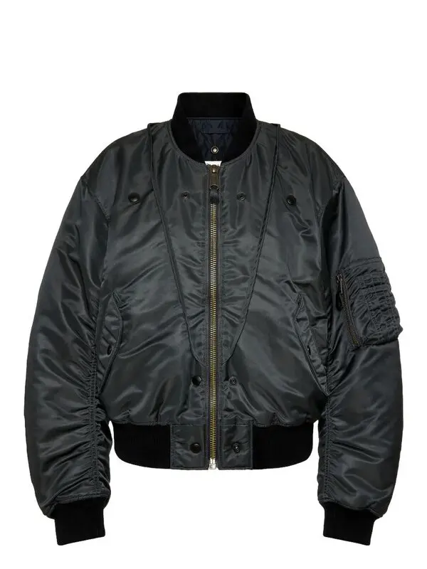 MAISON MARGIELA Nylon Bomber Jacket - Green