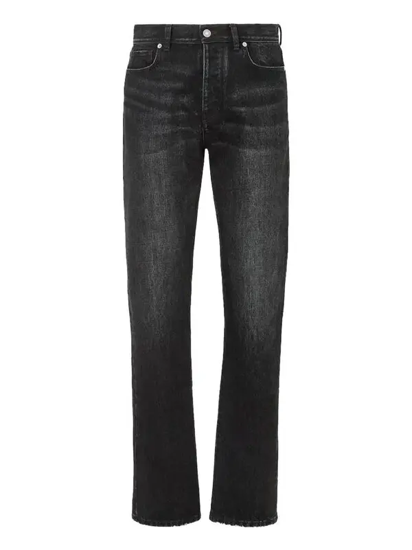 Fendi Long Organic Cotton Denim Jeans - Black
