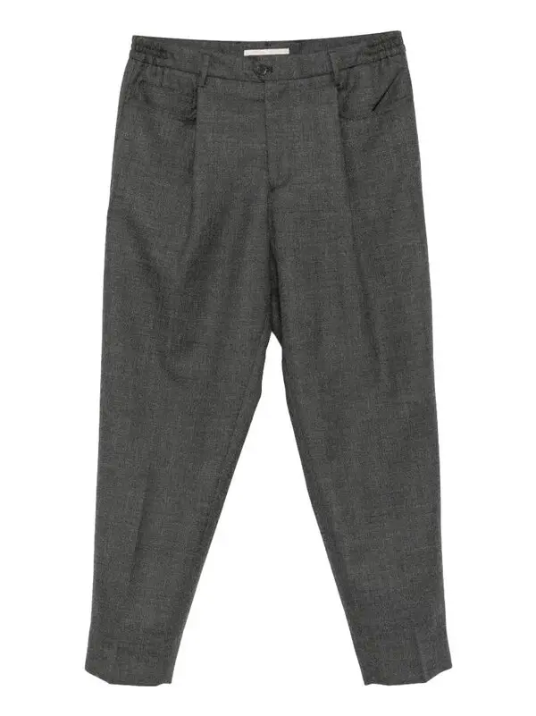 BRIGLIA 1949 Bricklane Pleated Trousers - Grey