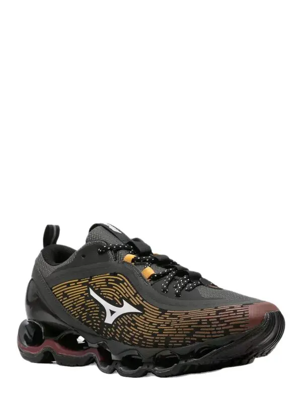 Mizuno Wave Prophecy Graphic Print Lace-up Sneakers - Black