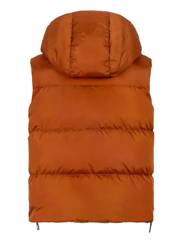 Dsquared2 Hooded Down Vest - Orange