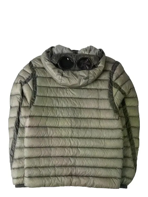 C.P. COMPANY Goggle Hood Quilted Jacket - Grey