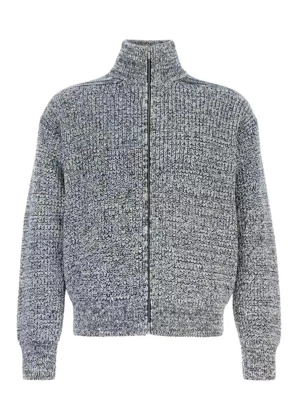 FERRAGAMO Zip Cardigan - Blue