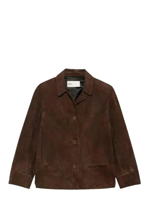 Tory Burch Suede Western-style Jacket - Brown