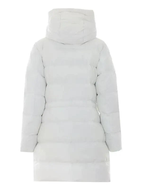 MOORER Hooded Down Coat - White
