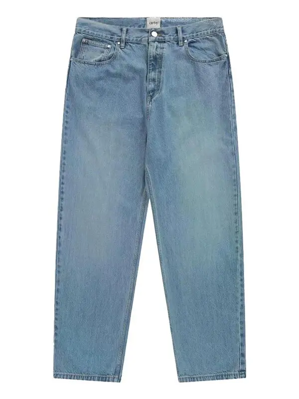 ARTE ANTWERP Washed Five-pocket Straight Leg Jeans - Blue