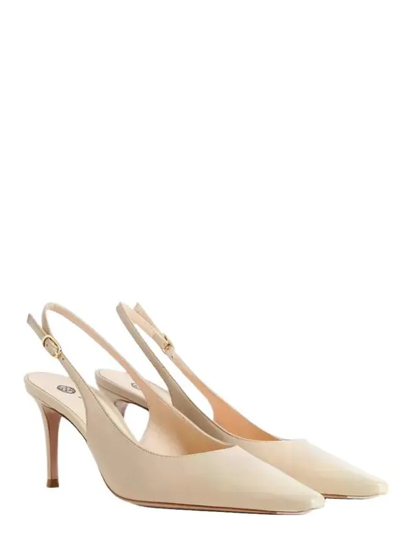 Roberto Festa Atlante Slingback Heeled Pumps - Neutrals