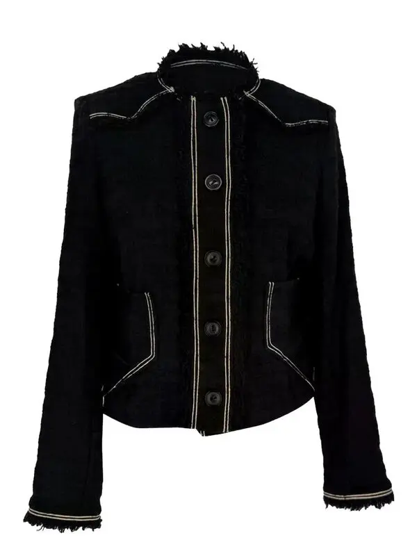ISABEL MARANT VINTAGE Tweed Blazer - Black