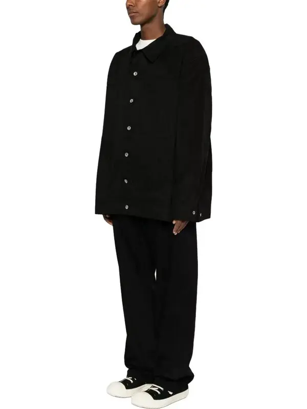 Rick Owens Jumbo Worker Jacket - Black