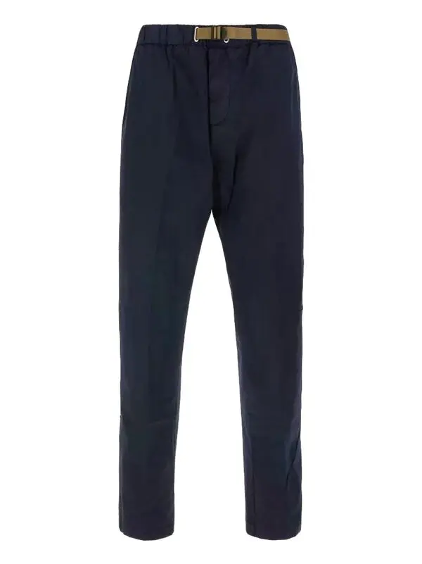 WHITE SAND Belted Chinos - Blue