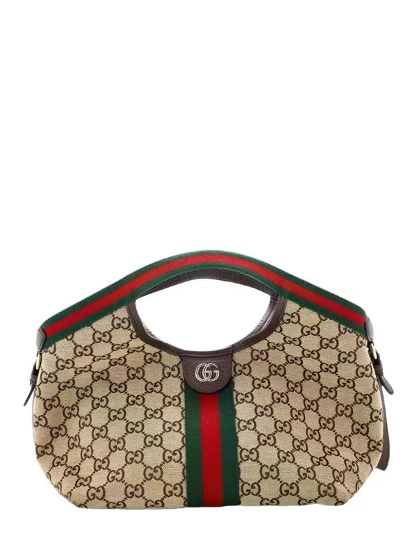 Gucci Gg Canvas Small Tote Bag - Brown