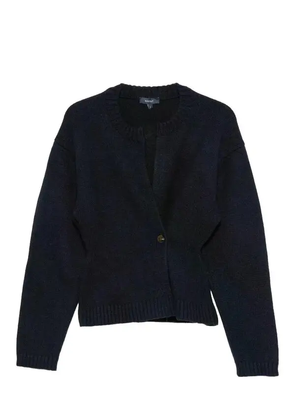 Soeur Galileo One-button Cardigan - Blue