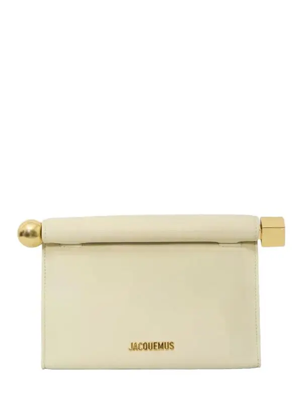 Jacquemus The Rond Carré Clutch Bag - Neutrals